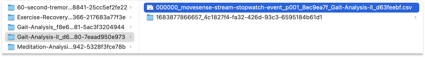Movesense Data Format